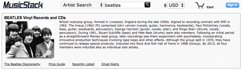 Musicstack Review Buy Used Records LPs Online - CRAZY FOR VINYL